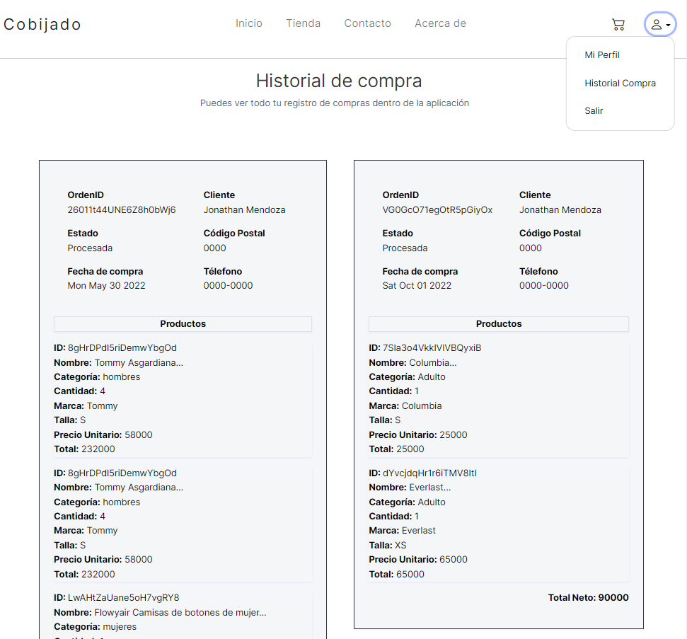 history · Issue #9 · jonathan20dev/Cobijado-Ecommerce · GitHub