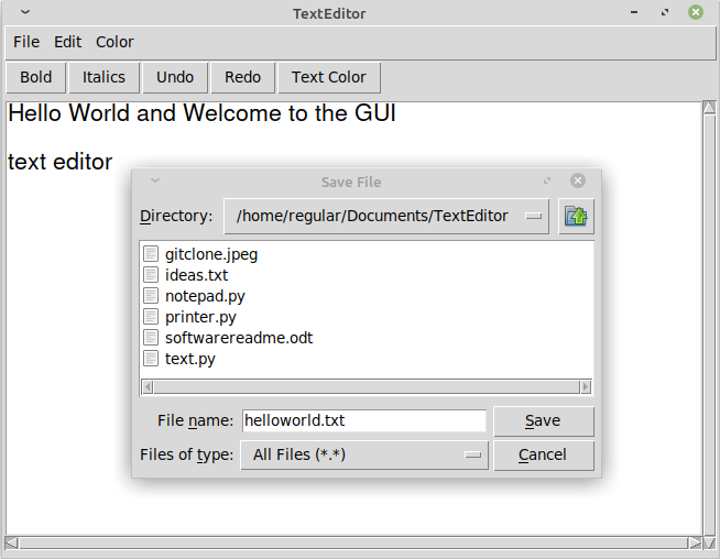 GitHub - Dr3dNuX/GUITextEditor: This is a customizable Text Editor ...