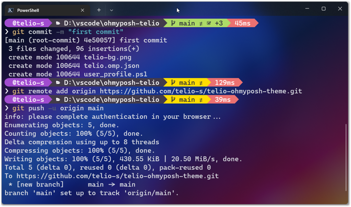 GitHub - telio-s/telio-ohmyposh-theme
