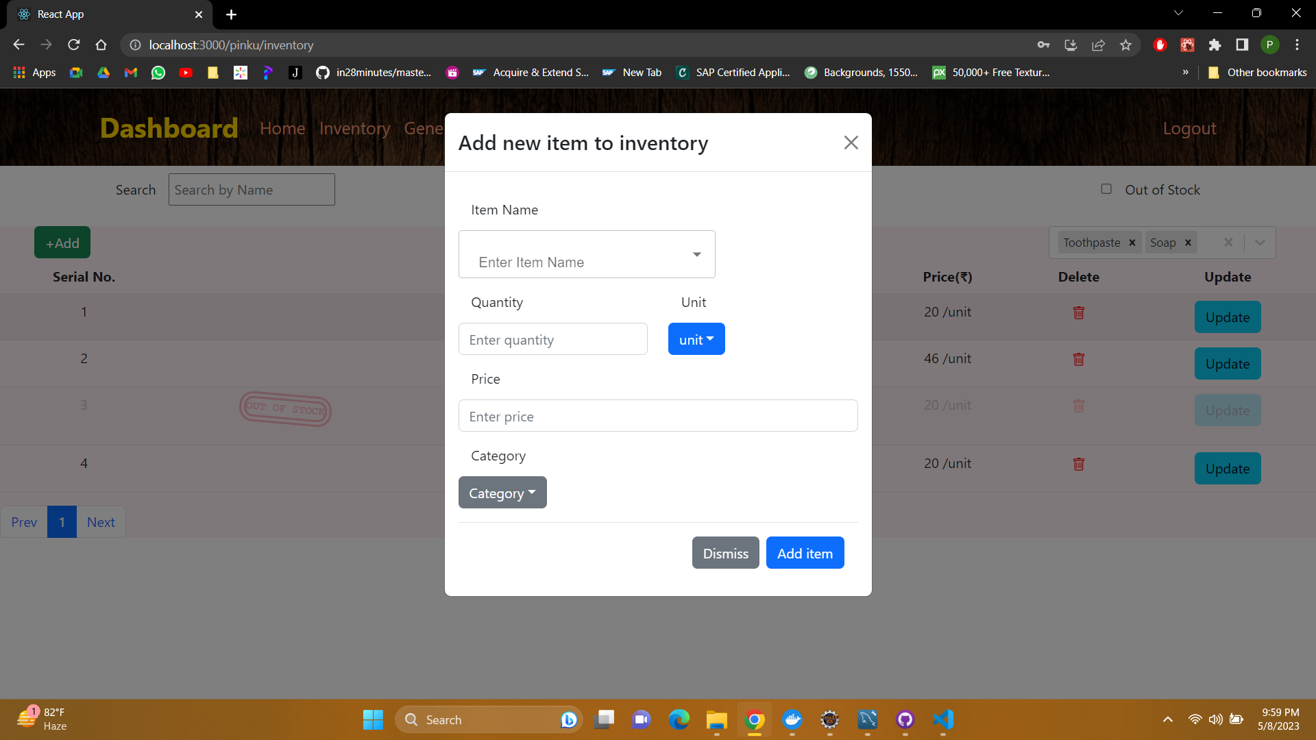 GitHub - Priyankar9706/inventory-management: It is an inventory ...