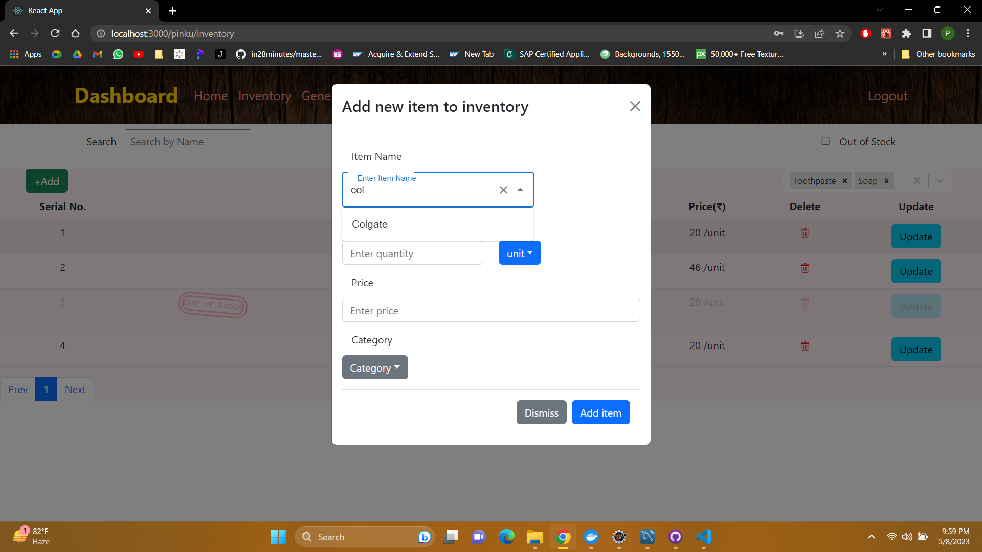 GitHub - Priyankar9706/inventory-management: It is an inventory management system where a vendor ...