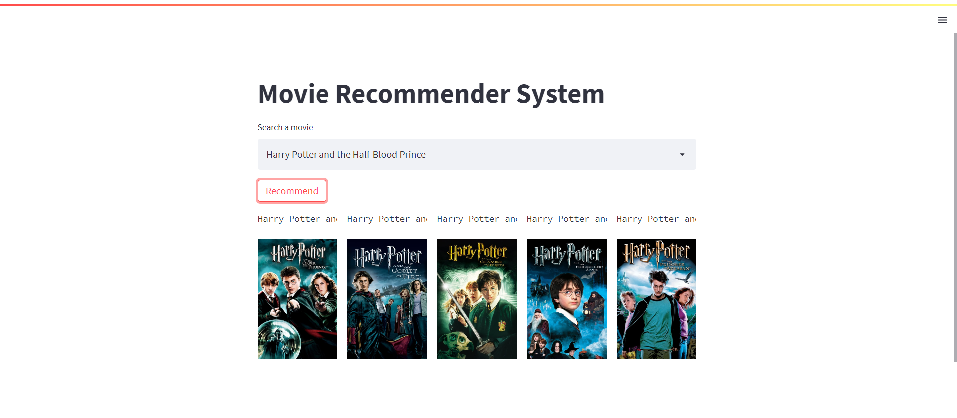 GitHub - hetvi-1905/Movie_Recommendation_System19: A simplified tool to give accurate ...