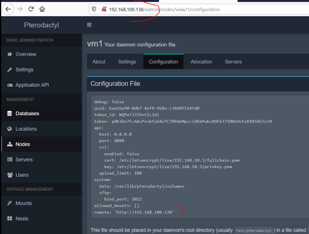 Panel behind NAT router see diferent config on node · Issue #3373 · pterodactyl/panel · GitHub