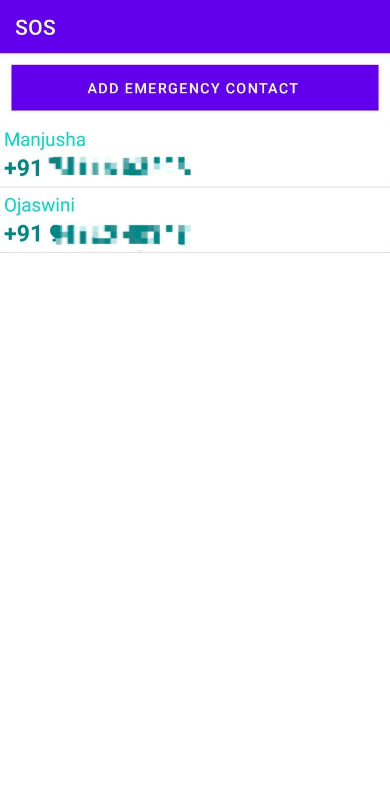 GitHub - PriyamvadaP/SOS-App
