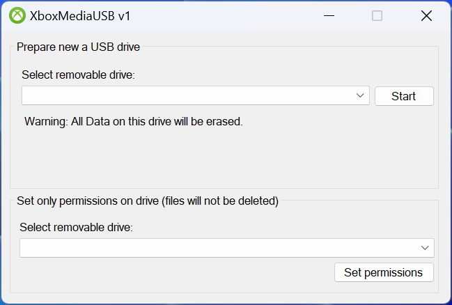 GitHub - SvenGDK/XboxMediaUSB: Creates a new drive for Xbox consoles or ...