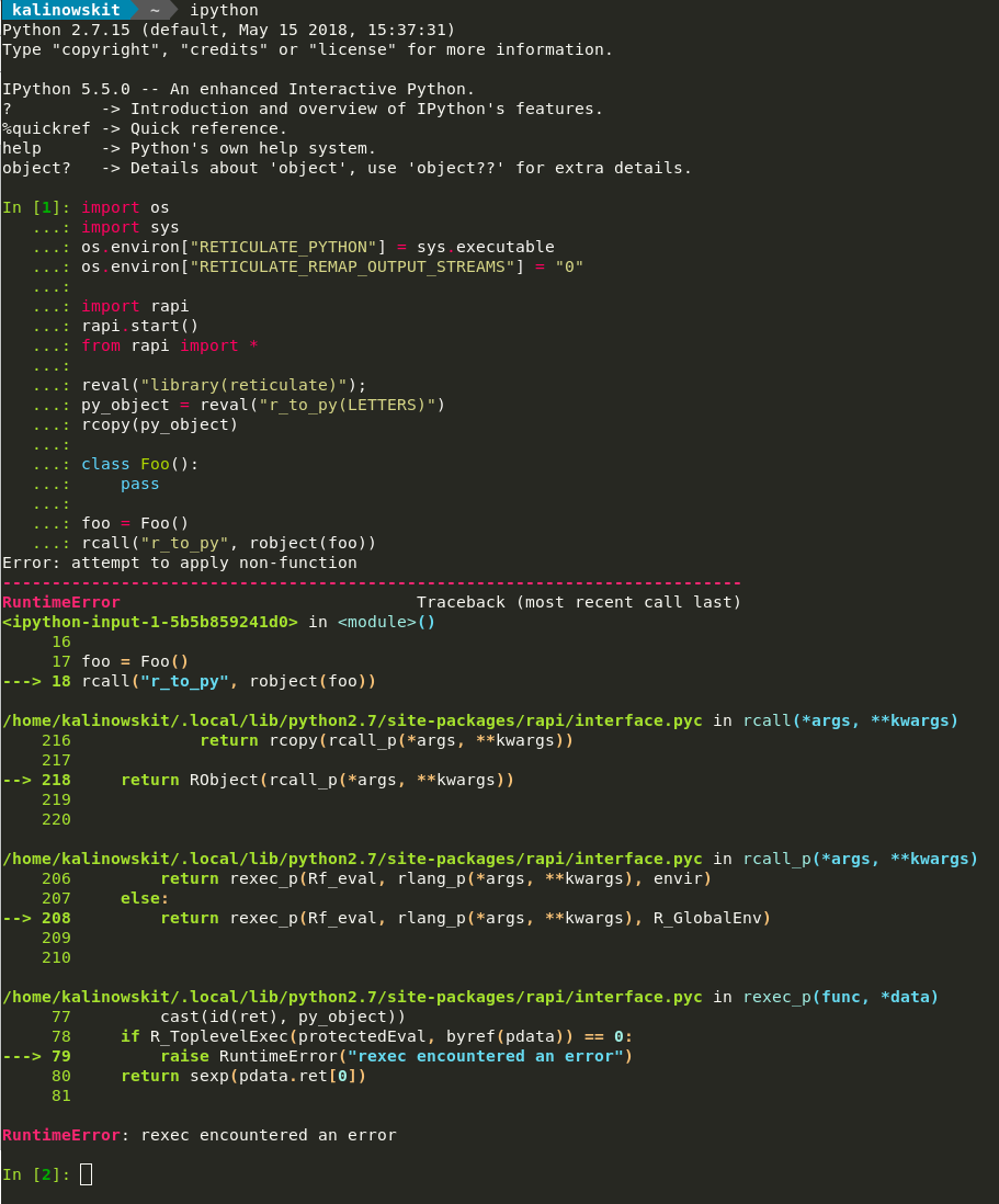 can't run example in README (rcall throws error) · Issue #4 · randy3k/rchitect · GitHub