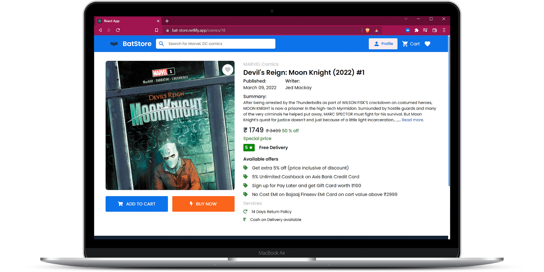 GitHub - ZuberDunge/bat-store-ecom: batStore