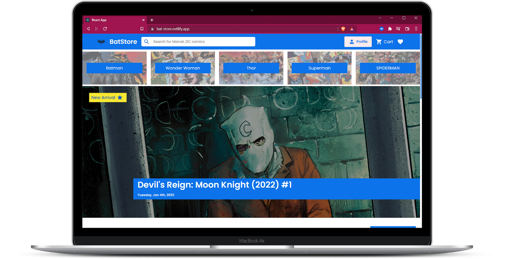 GitHub - ZuberDunge/bat-store-ecom: batStore