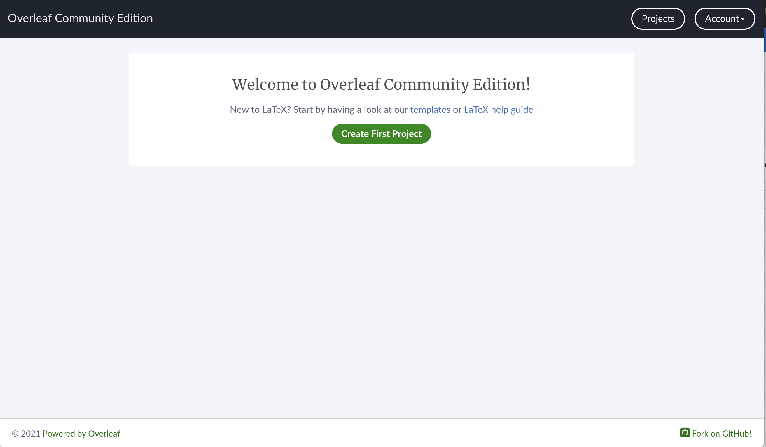 Can't create document in dev mod(both arm64 and x86-64) · Issue #1082 · overleaf/overleaf · GitHub