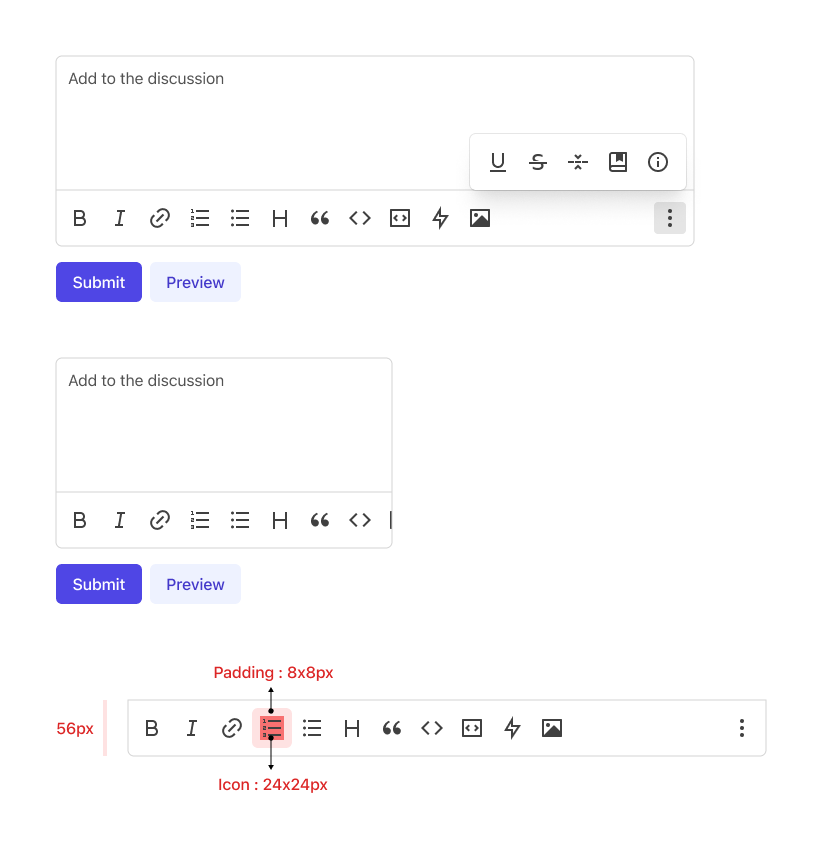 Bring Editor toolbar & keyboard shortcuts to Comment area · Issue #16781 · forem/forem · GitHub