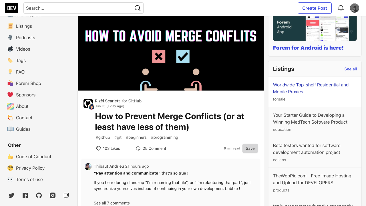 Add the ability to react to a post directly on feed · Issue #18128 · forem/forem · GitHub