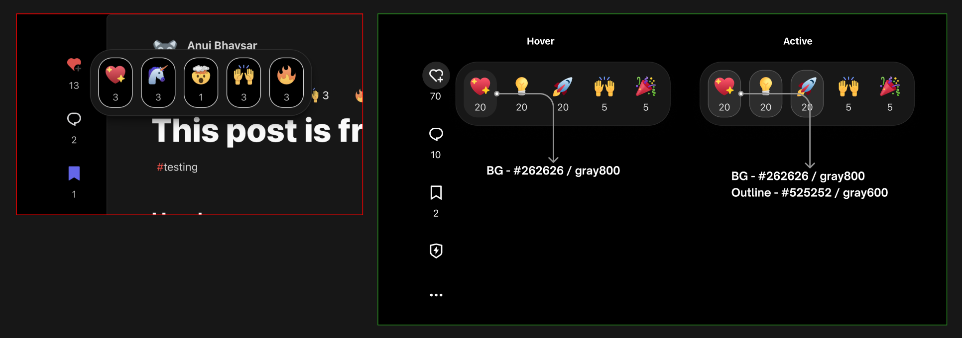 [Non-launch blockers] Multiple reactions V1 bugs · Issue #19064 · forem/forem · GitHub