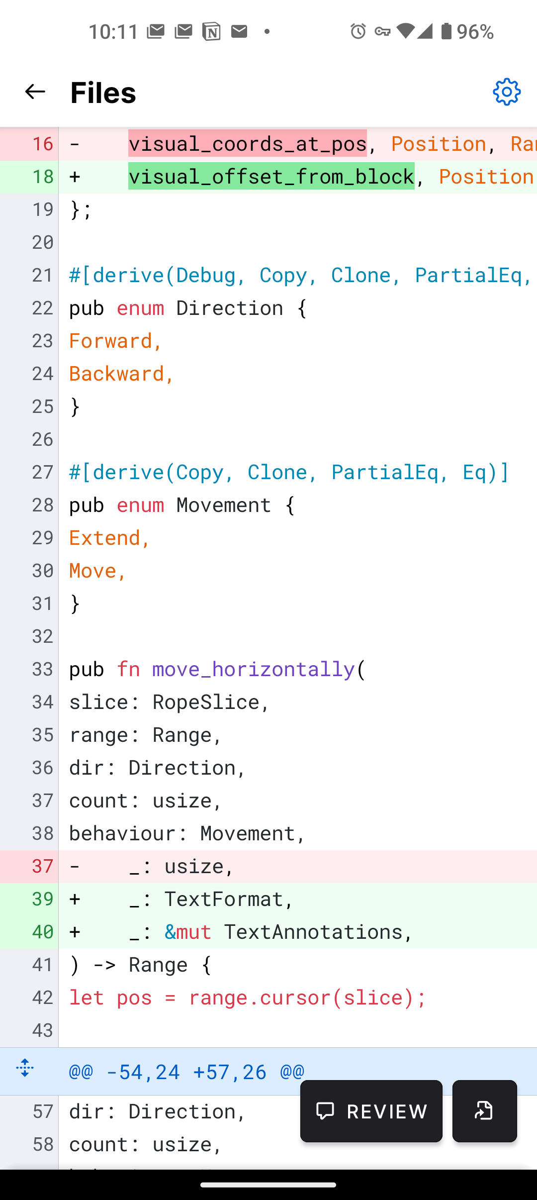 Indentation Of Context Code In Diff View Is Totally Broken · Community · Discussion 47204 · Github
