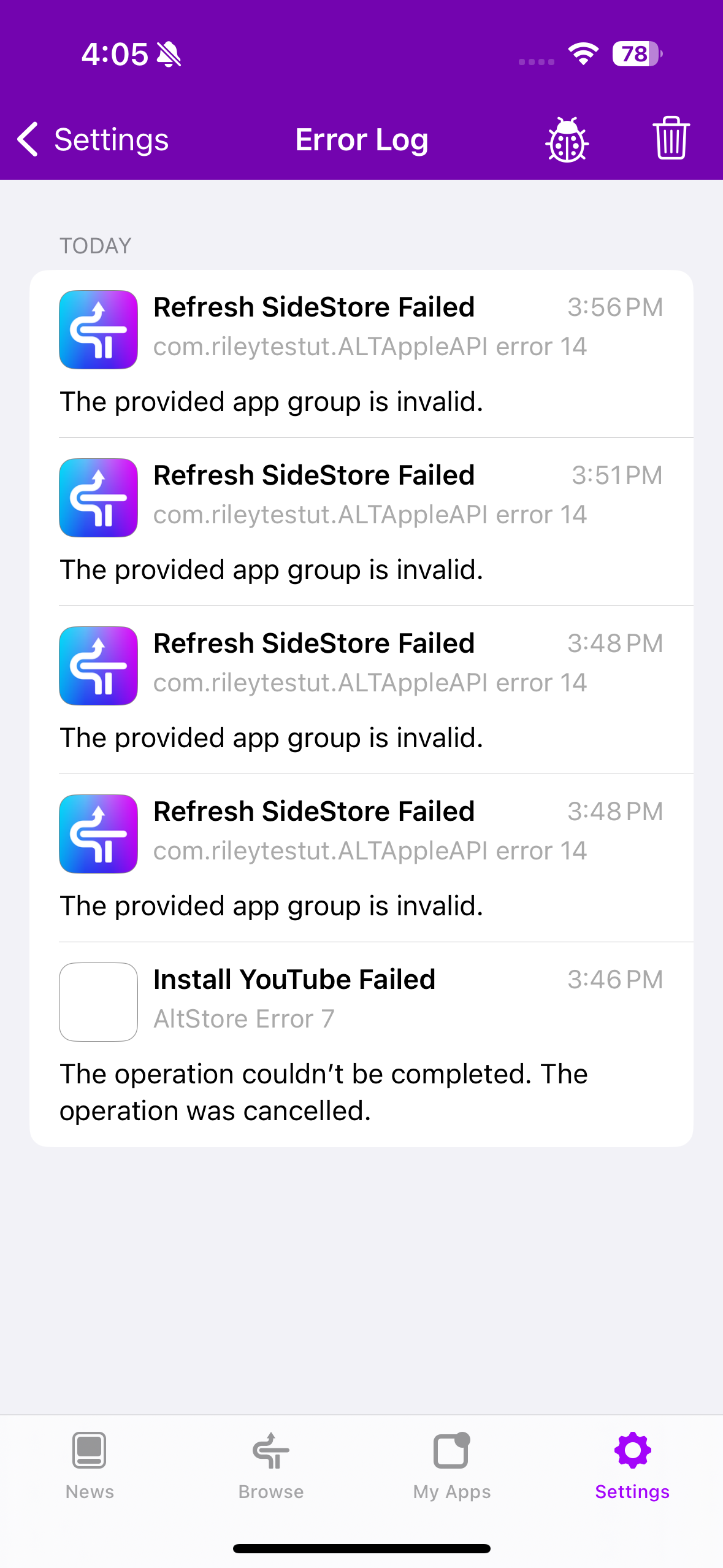 [BUG] Refresh sidestore failed · Issue #509 · SideStore/SideStore · GitHub