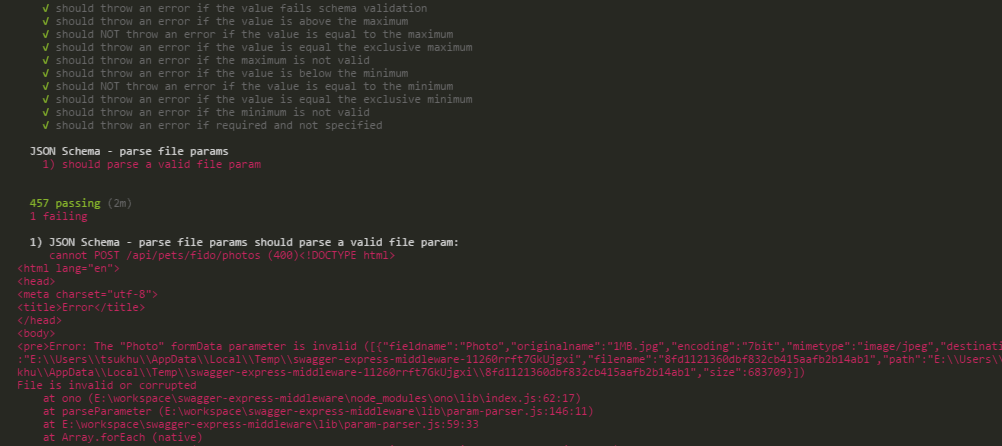 old version of multer is a security risk · Issue #98 · APIDevTools/swagger-express-middleware ...