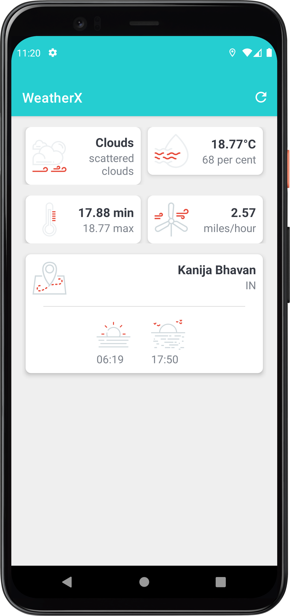 GitHub - AsimAftab/WeatherX: WeatherX is an weather forecasting app which show real-time weather ...