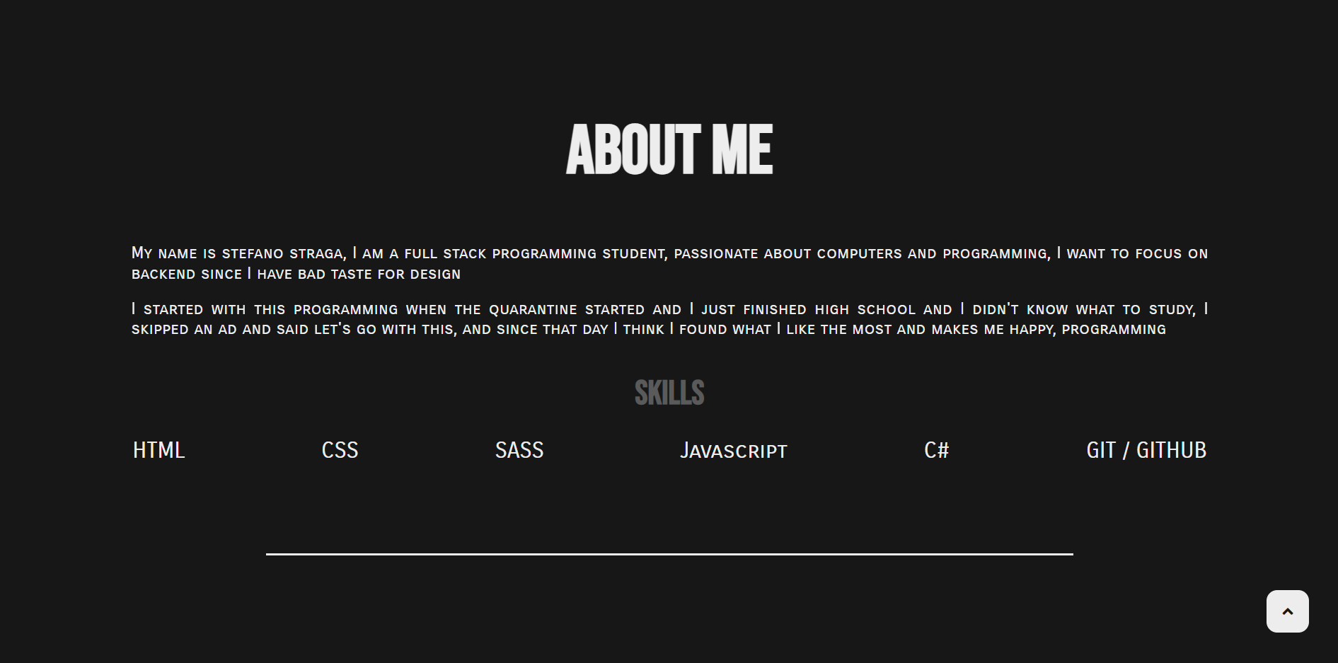 GitHub - stef4no1/Portfolio-minimalista: Creando un portfolio simple y ...