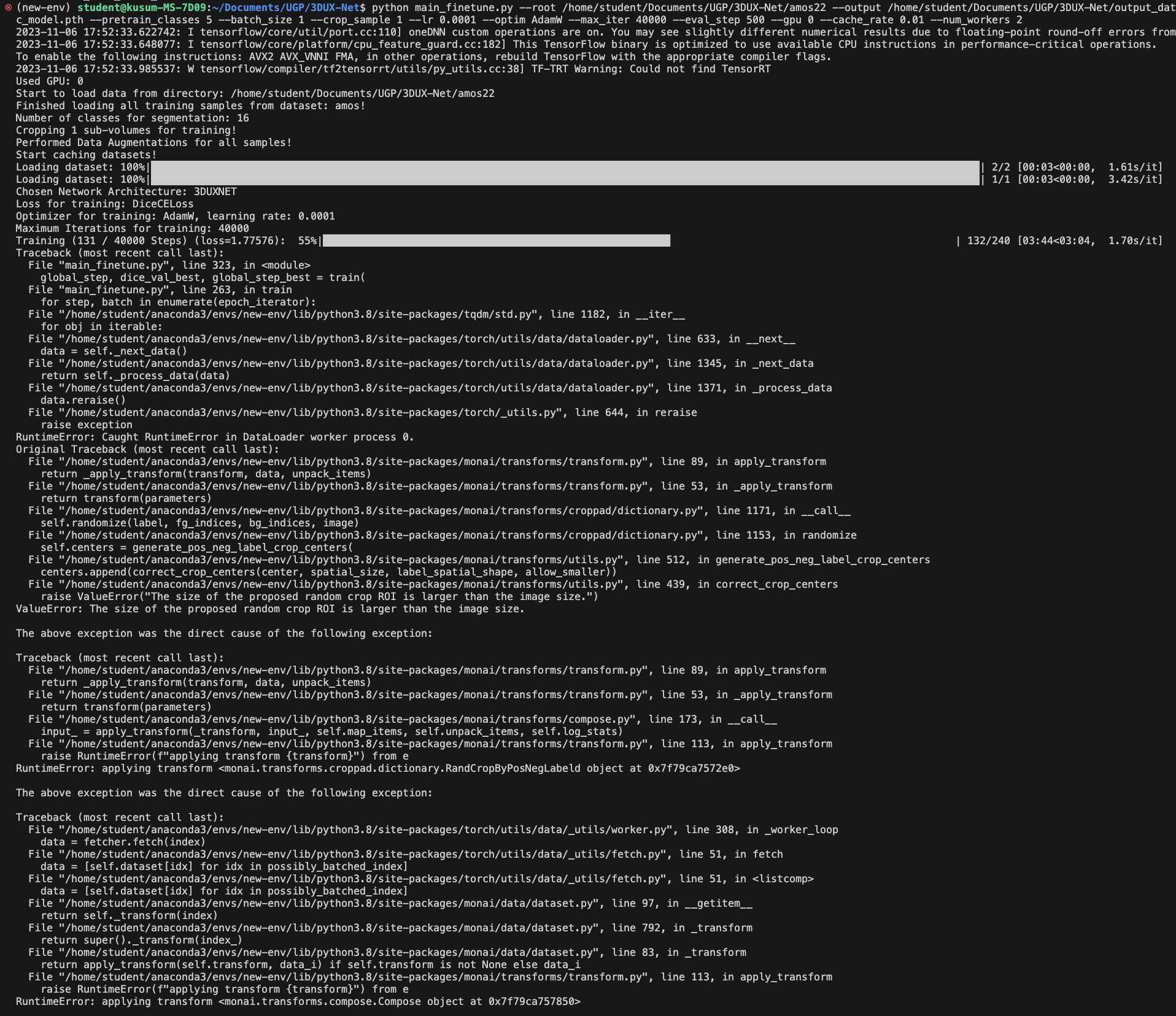 Finetuning On Heart Dataset With 8 Classes · Issue 57 · Masilab3dux Net · Github 0775