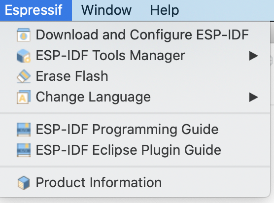 Reorganizing espressif menu items by kolipakakondal · Pull Request #378 · espressif/idf-eclipse ...