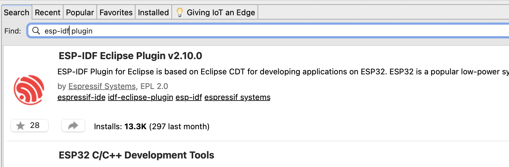 No `Eclipse Marketplace` menu entry at Help menu (IEP-997) · Issue #794 · espressif/idf-eclipse ...