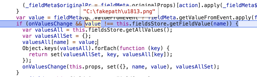 Create a form.getFieldDecorator wrapped component did't fire onChange event when the bound field ...