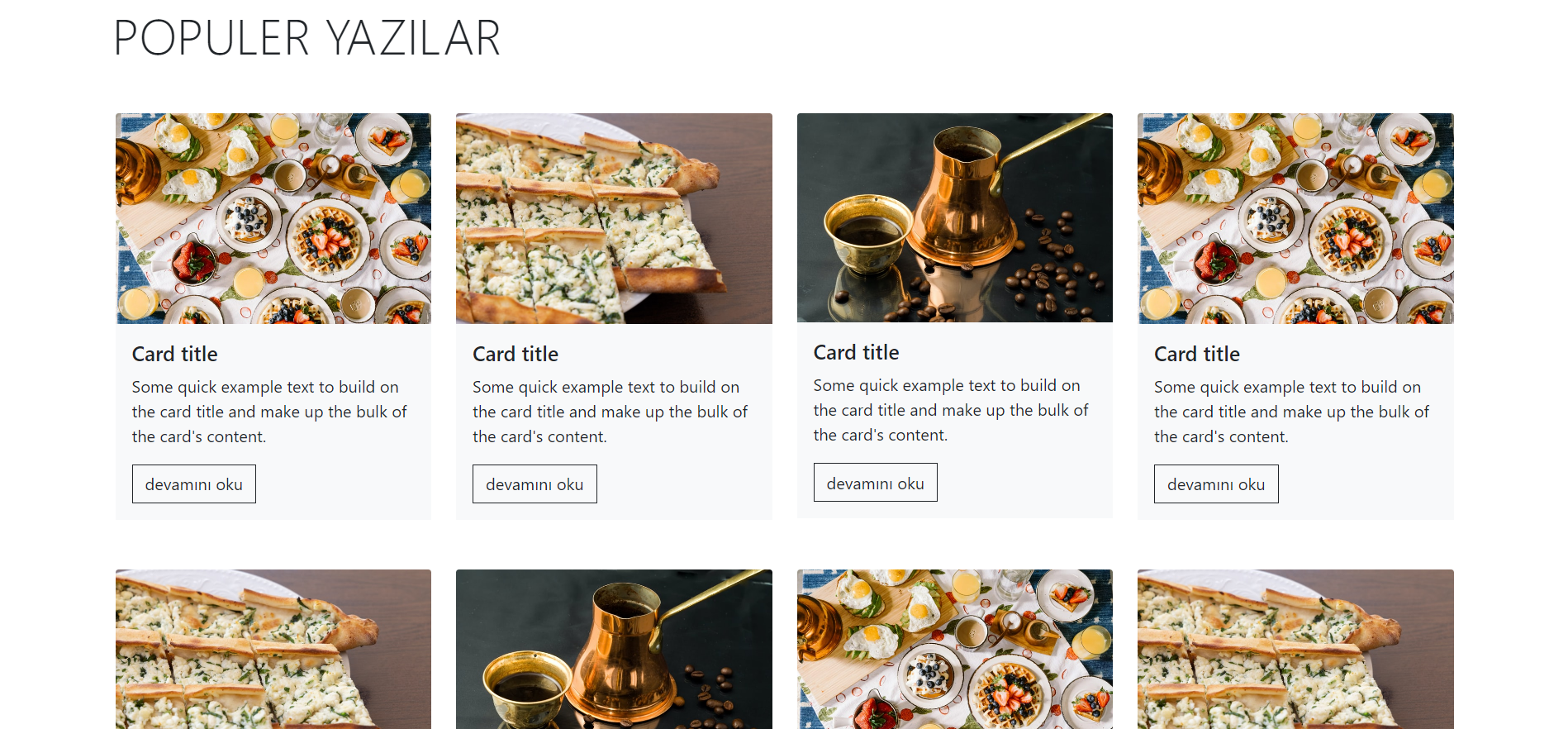 GitHub - ebruturkmen/yap-bi-yemek: This site is a work I did with bootstrap.