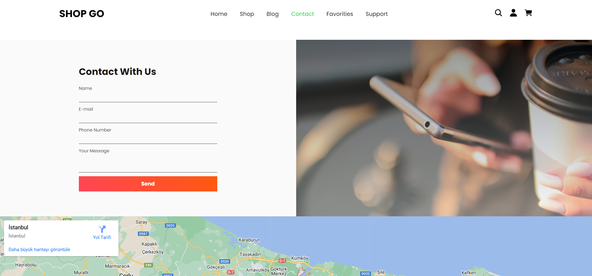 GitHub - ebruturkmen/ecommerce-website: E commerce Website