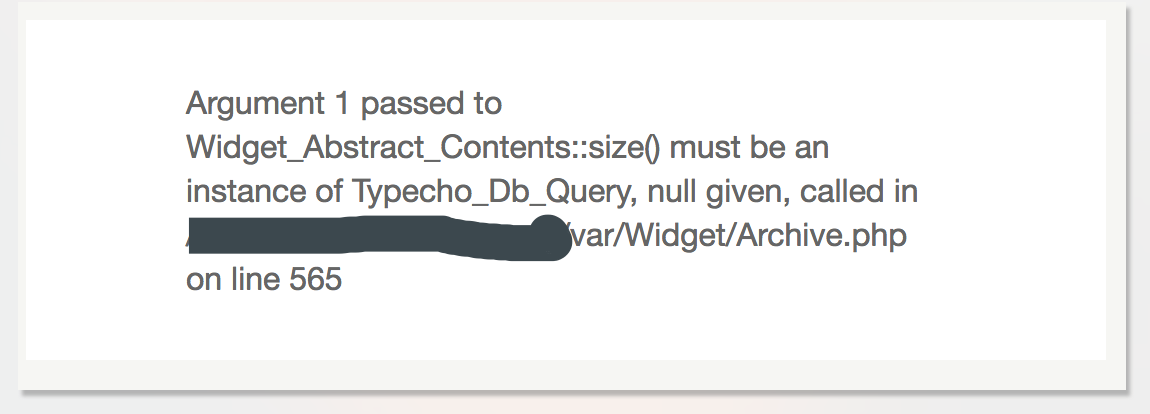 bug 反馈，自定义首页报错 · Issue #654 · typecho/typecho · GitHub