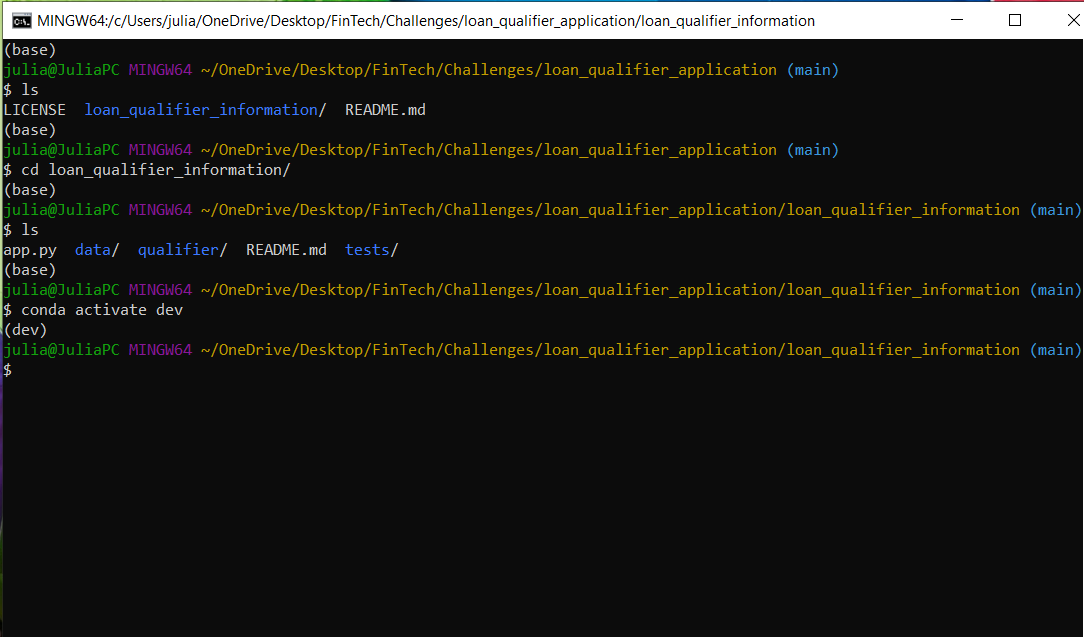 GitHub - JuliaGuanzon/loan_qualifier_application