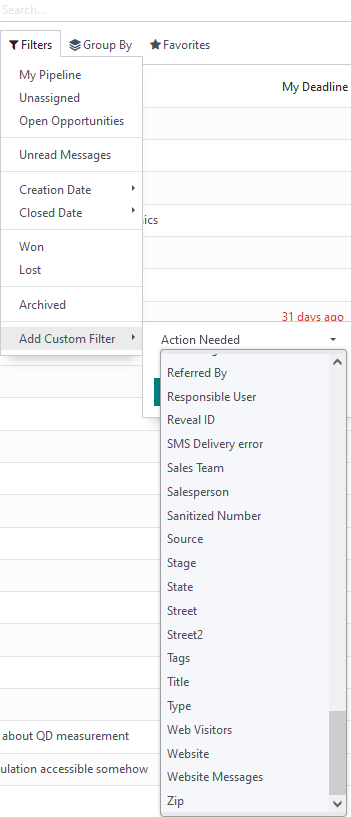Cannot Filter By Group By List Property Fields In Crm · Issue