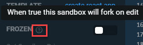 Prompt on saving frozen sandbox · Issue #1212 · codesandbox/codesandbox-client · GitHub