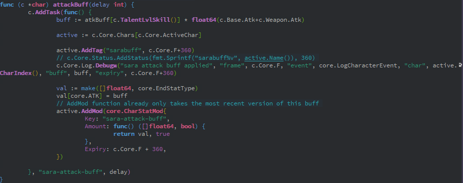need to log sara buff expiry · Issue #137 · genshinsim/gcsim · GitHub