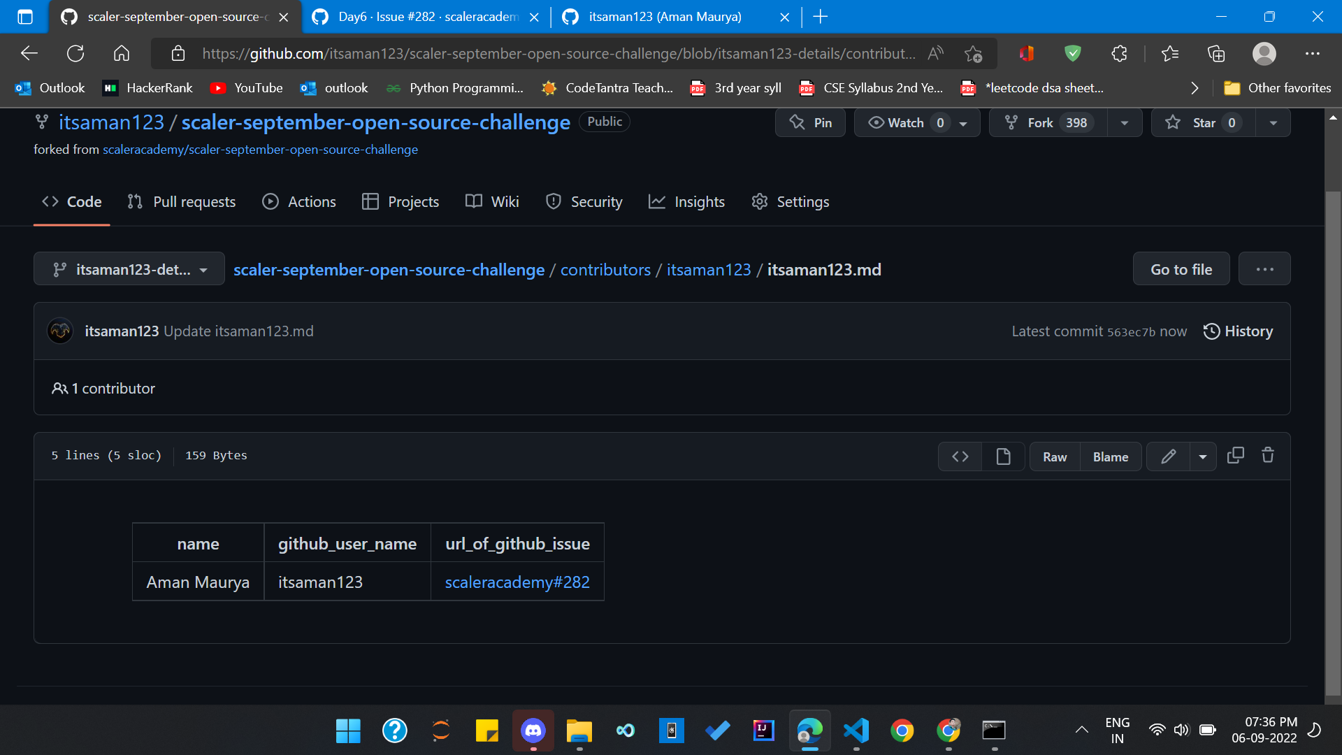 Day1-9 · Issue #282 · scaleracademy/scaler-september-open-source-challenge-2022 · GitHub