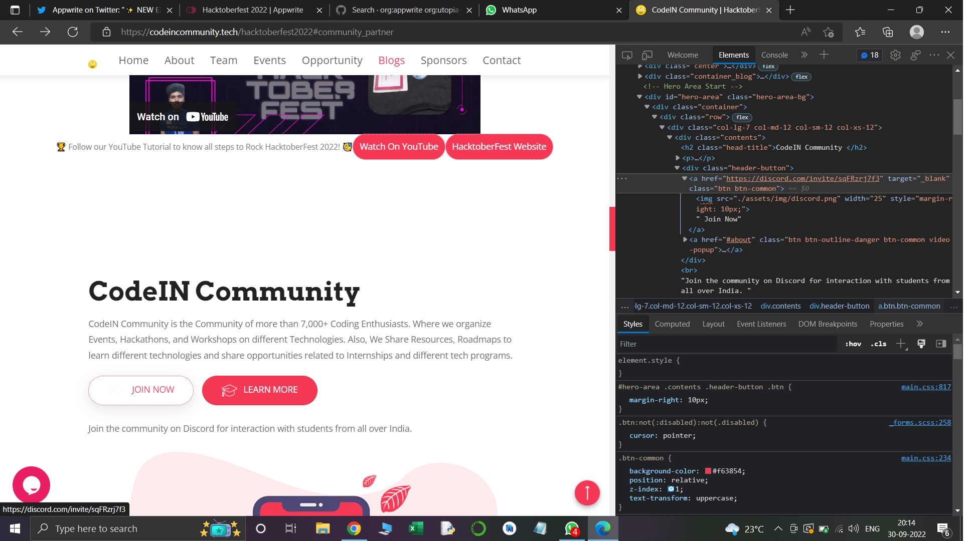 The Discord logo disapper when moved curson on it. · Issue #306 · SauravMukherjee44/CodeIN ...
