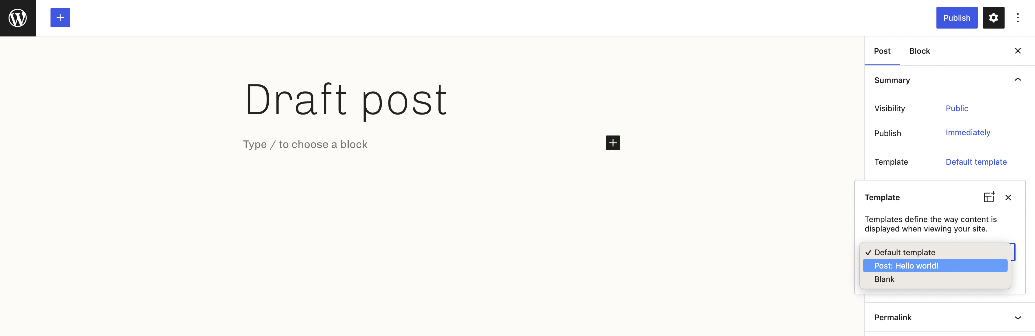 Unique templates can be applied to any post · Issue #42066 · WordPress ...