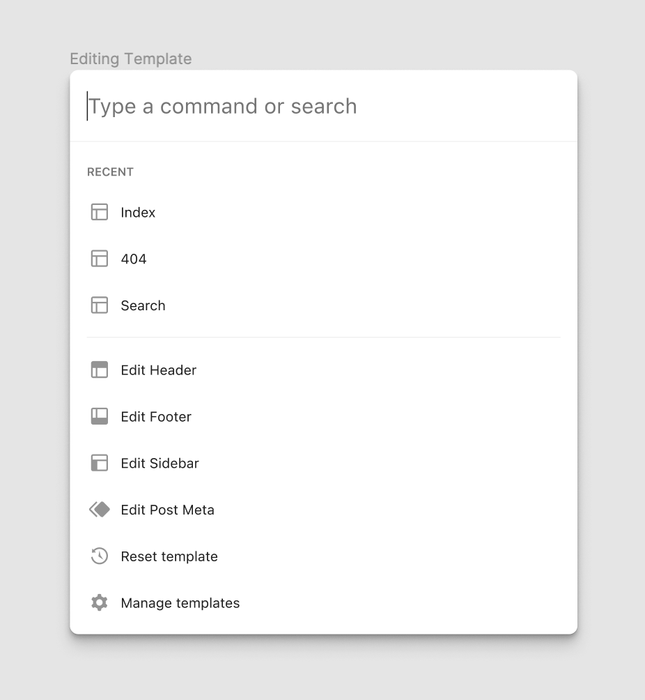 Command Palette: Mapping Contextual Commands · Issue #50407 · WordPress/gutenberg · GitHub