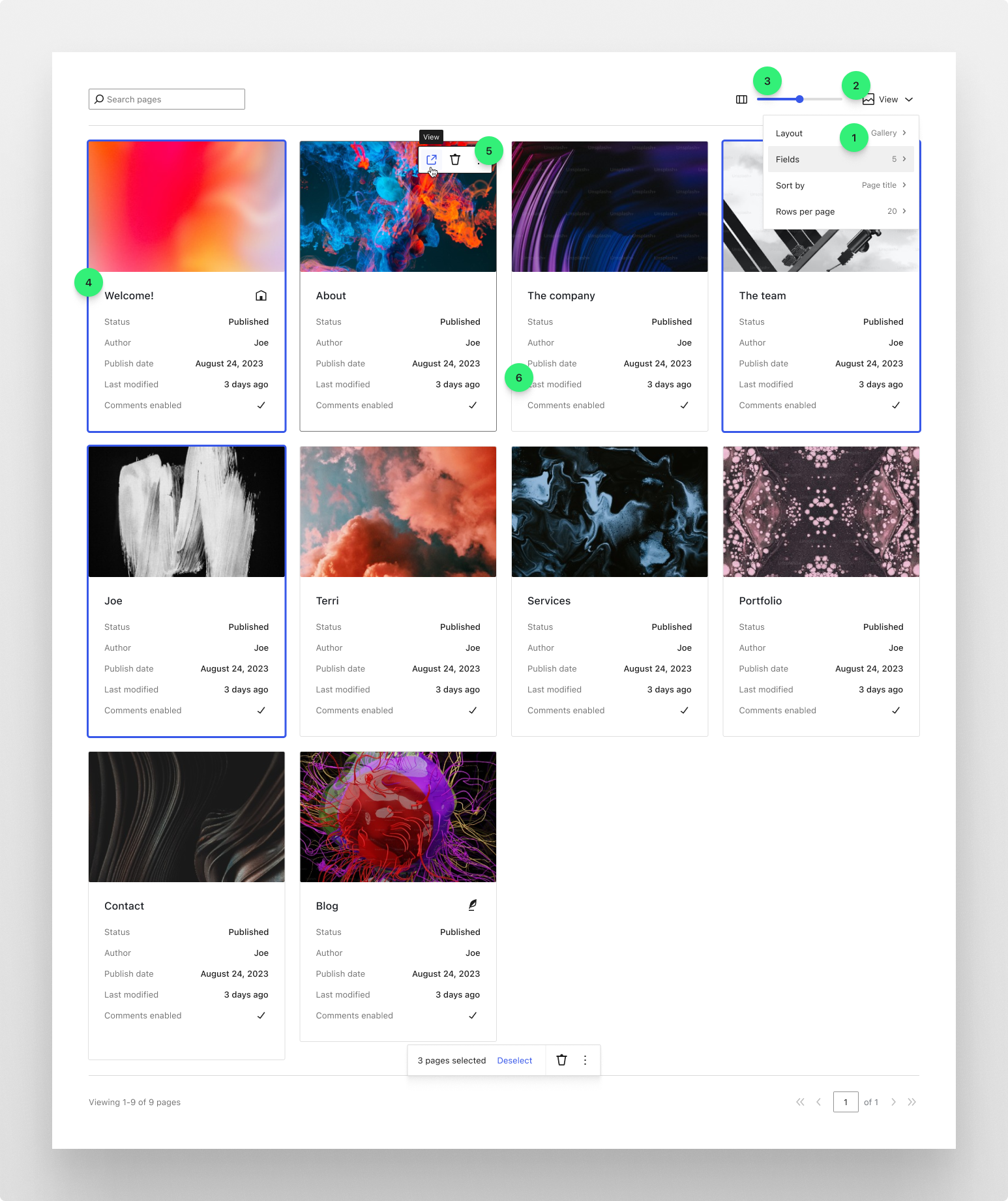 Data views: Grid layout refinements · Issue #55733 · WordPress/gutenberg · GitHub