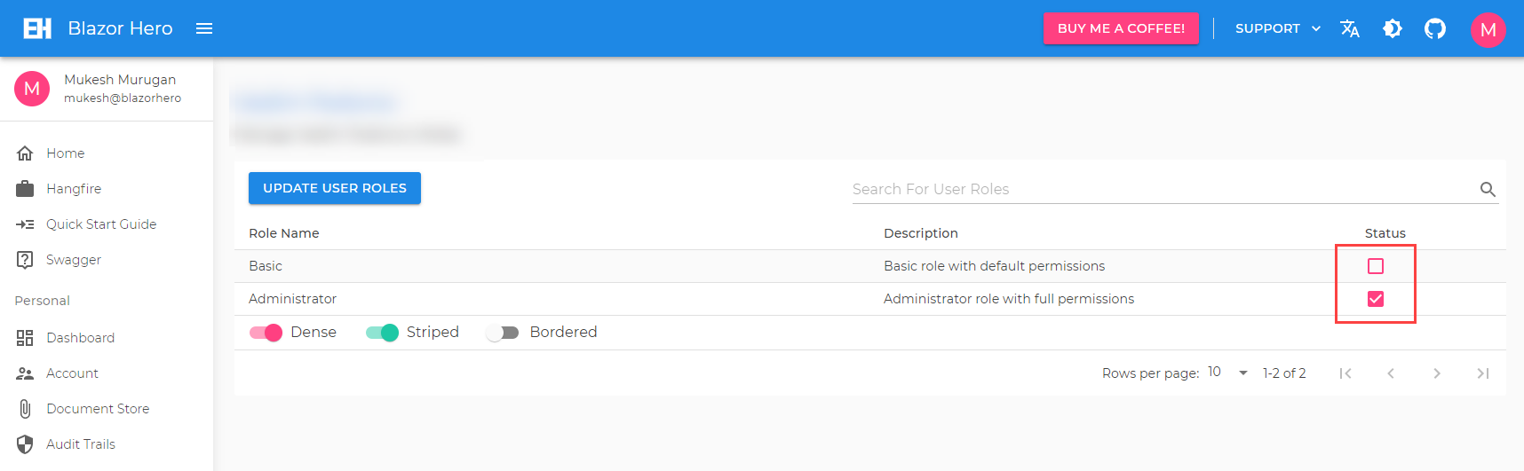 Adding new permissions, assigning to multiple roles · Issue #166 · fullstackhero/blazor-starter ...
