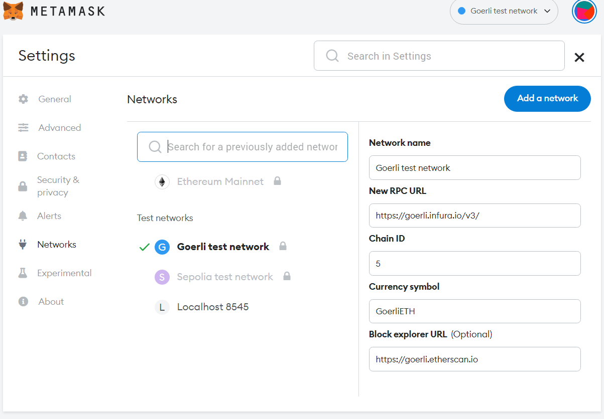 Why Cant We Use The Rpc Url Shown In Metamask Settings Lesson 5 Deploying To A Testnet Or A