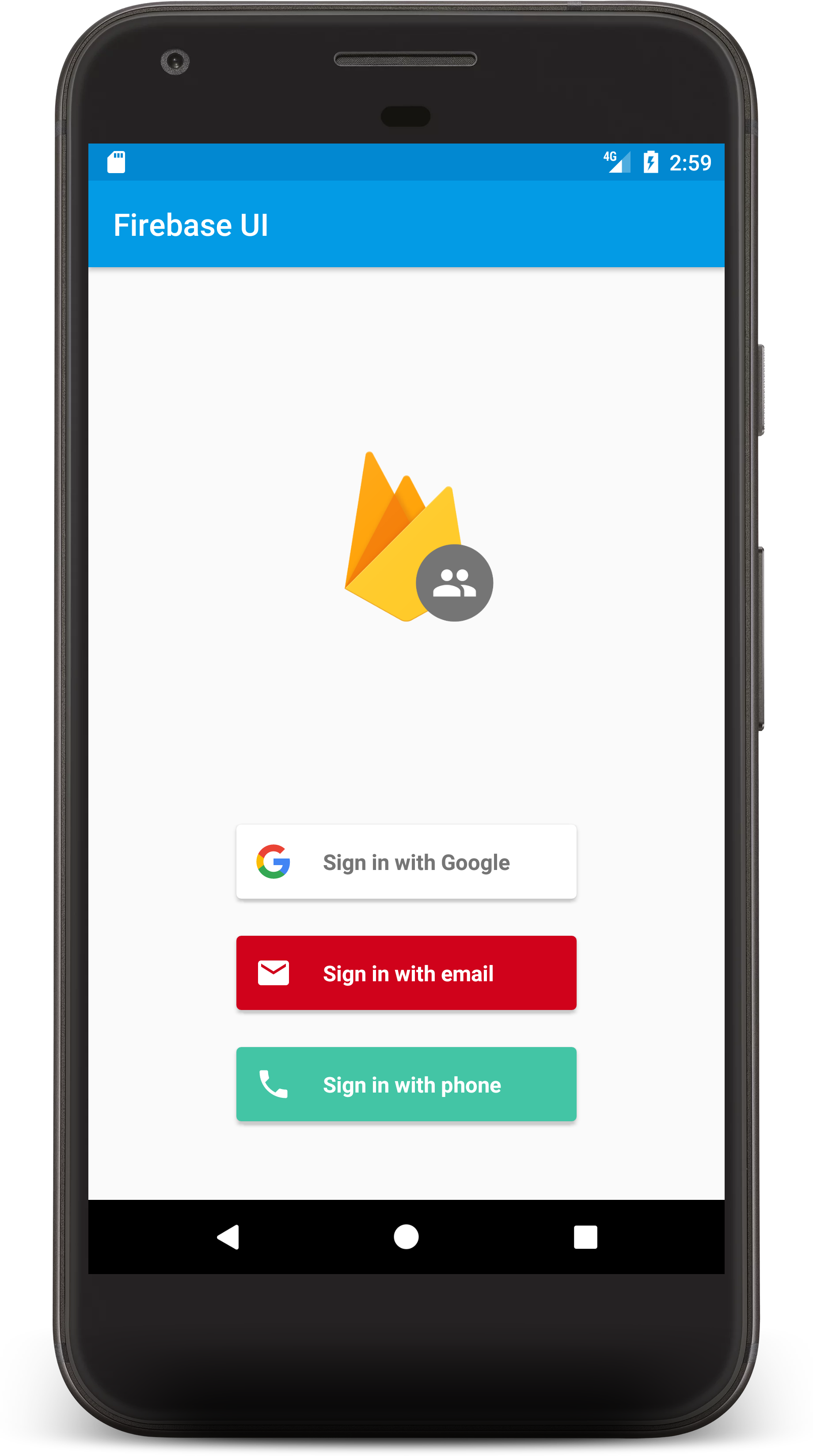 No Drop Shadow On Auth Picker Buttons On Low Api Devices · Issue 842 · Firebase Firebaseui