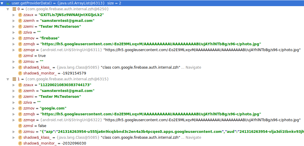 Userinfo With Provider Firebase Showing Up · Issue 1223 · Firebase Firebaseui Android · Github
