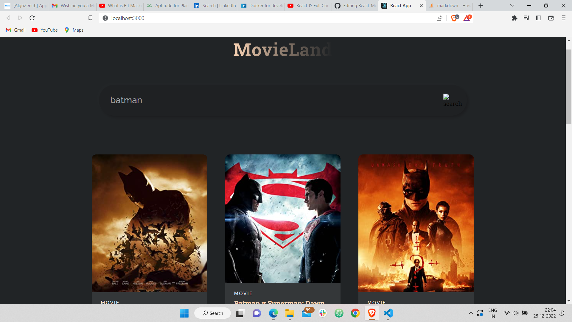 GitHub - harshitcompcode/React-Movie-website