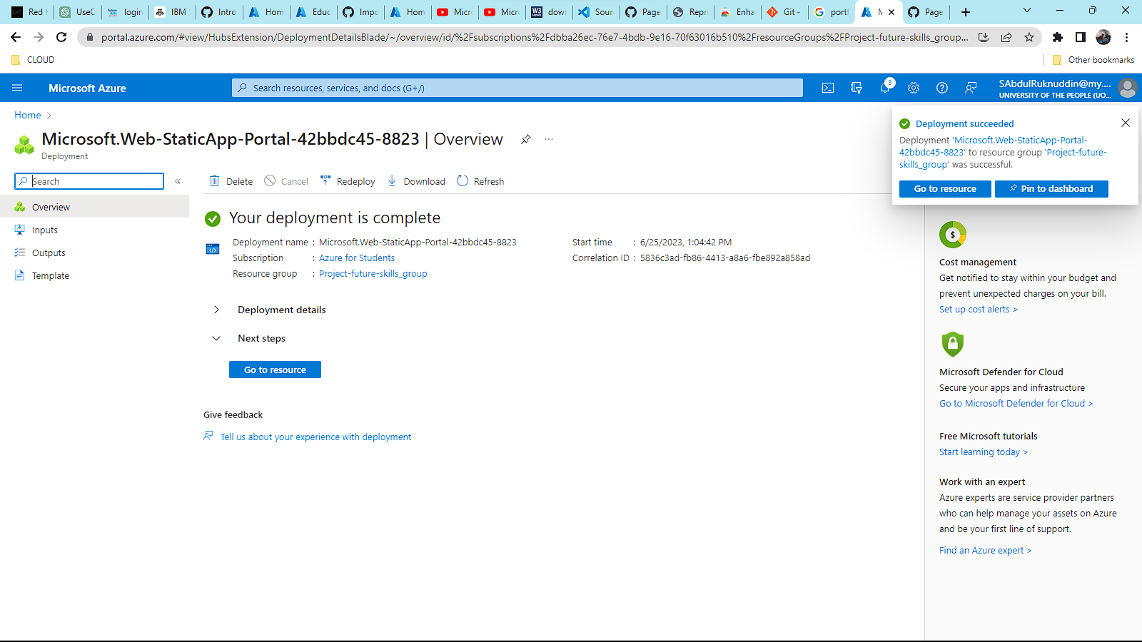 GitHub - Cloud-Tech-NIT/futureskills-azure: final project