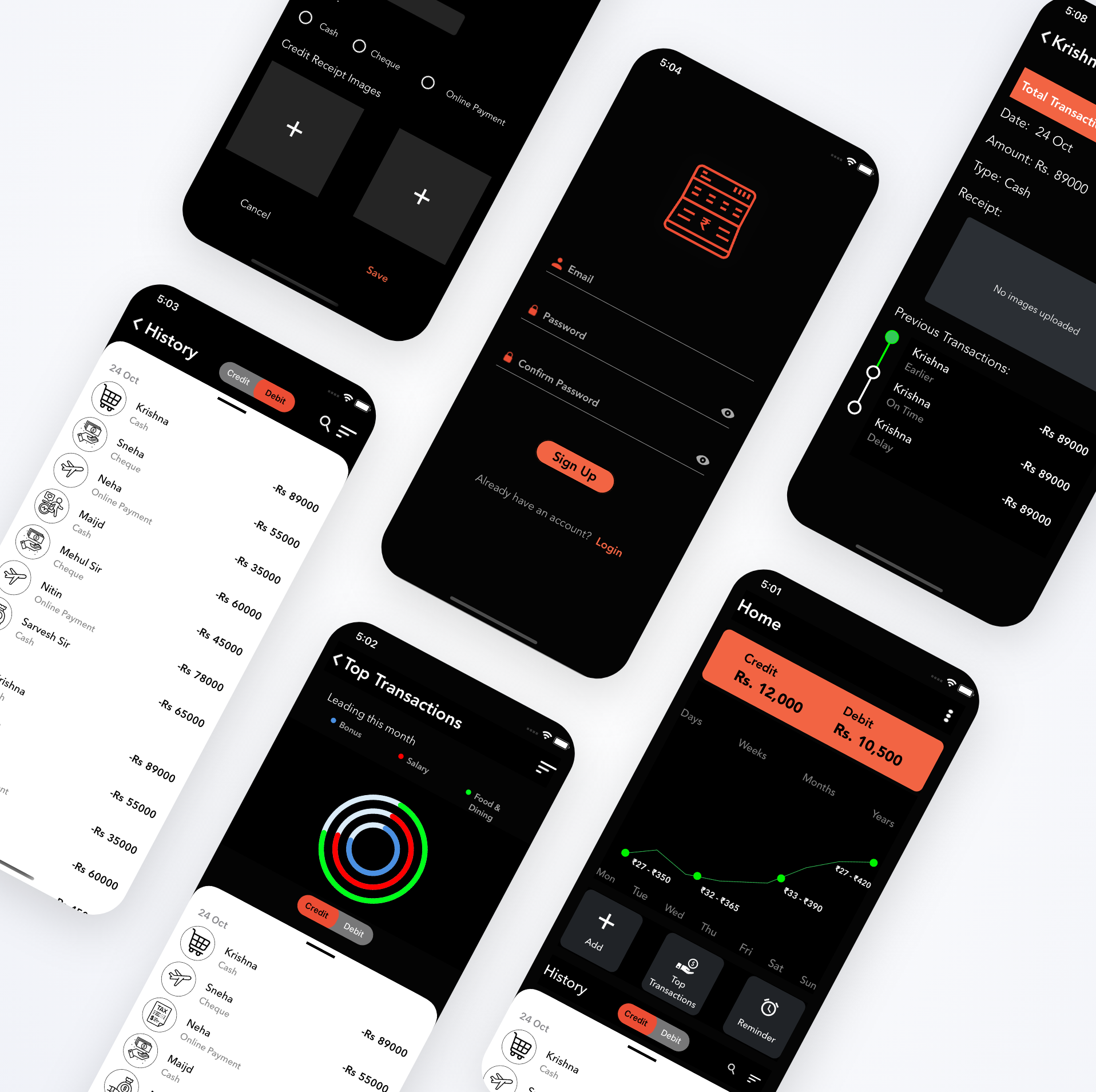 GitHub - ioskrish/Passbook-TransactionTrackerApp: About An application that track down all ...