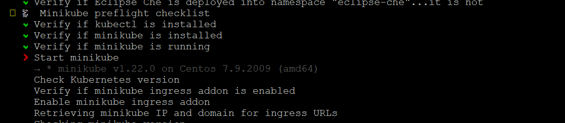 failed to deploy Che using minikube -> Verify if kubectl is installed → E_REQUISITE_NOT_FOUND ...