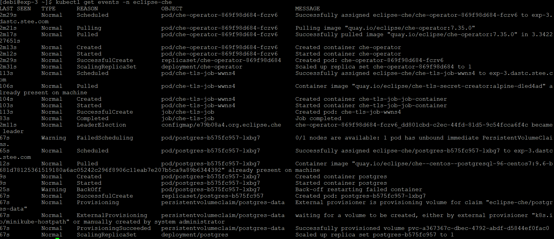failed to deploy Che using minikube -> Verify if kubectl is installed → E_REQUISITE_NOT_FOUND ...