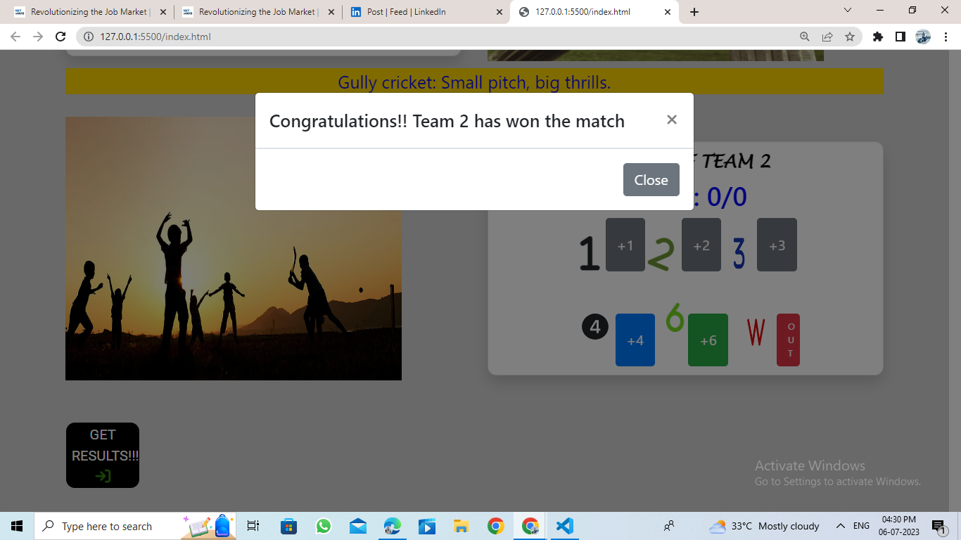 GitHub - hari-varma4/Gully-cricket-scorecard
