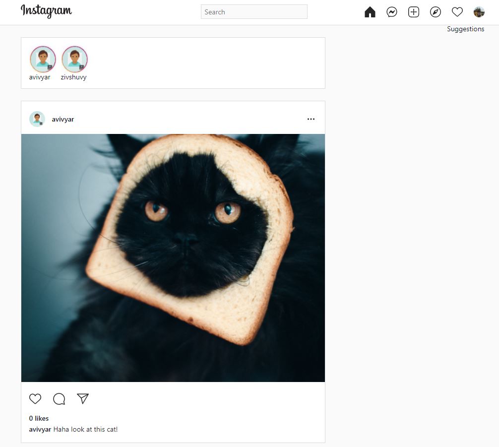 GitHub - Aviv-Yaari/Instagram-Clone