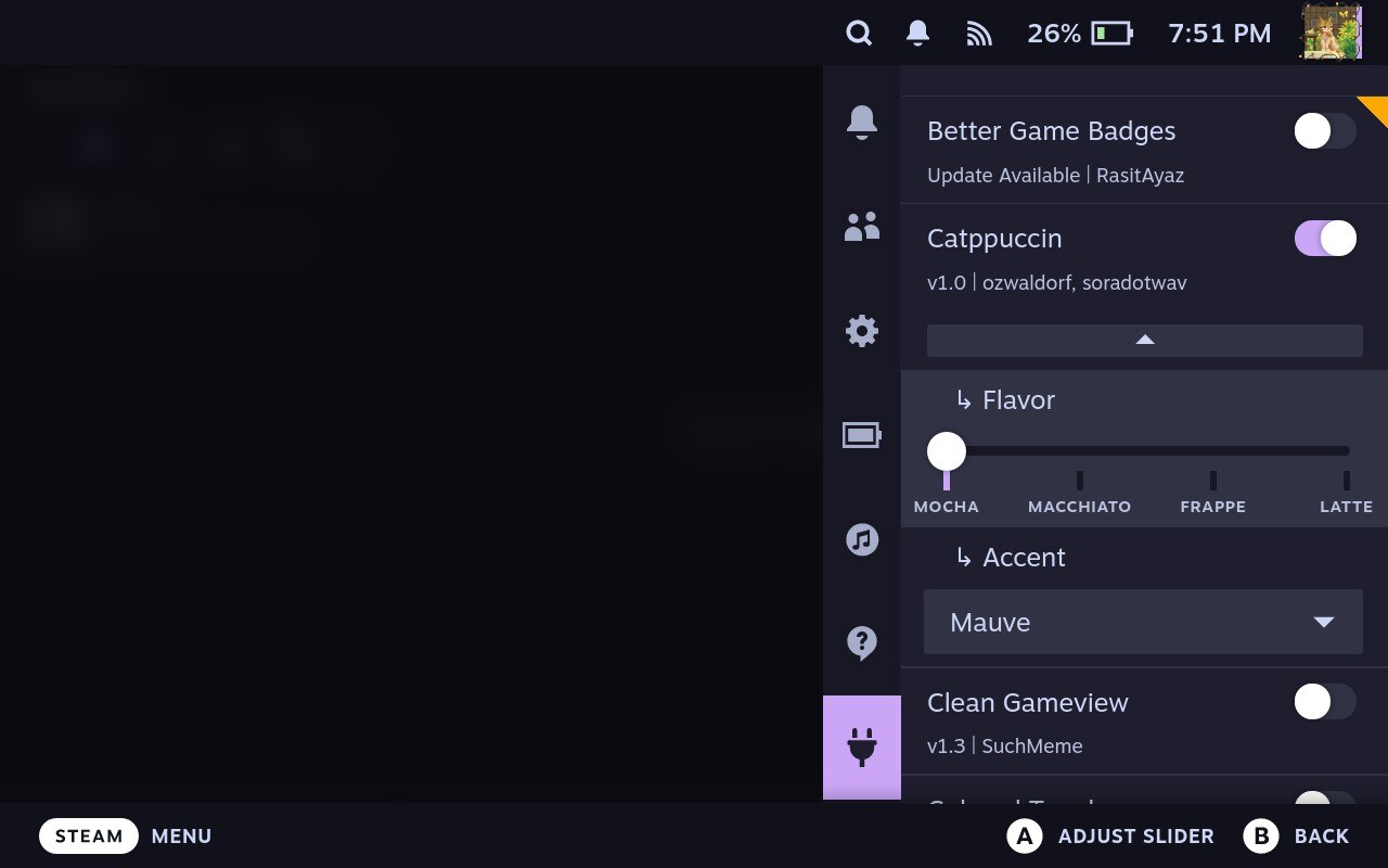 Steam Deck Theme · Issue 2156 · Catppuccincatppuccin · Github 