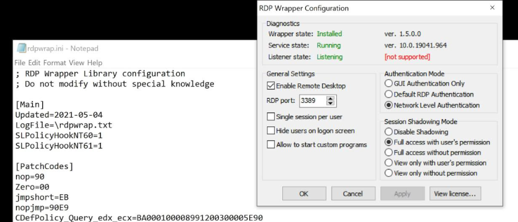 Version 10.0.19041.964 Not Supported · Issue #1384 · stascorp/rdpwrap ...